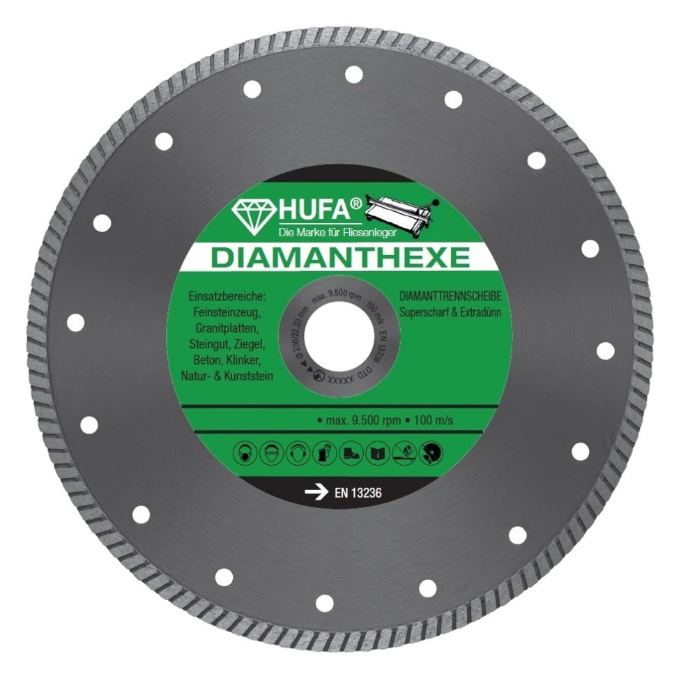 Hufa Fliesen Diamanthexe-scheibe Ø 300mm